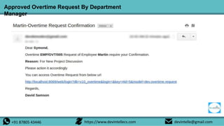 Employee Overtime Request | PPTX