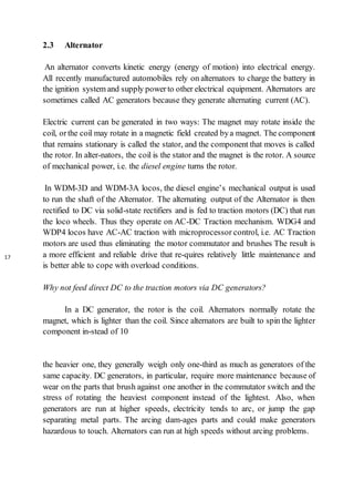 Industrial training report on dlw varanasi for Main Receiving ...