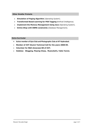 Devendra Resume | PDF