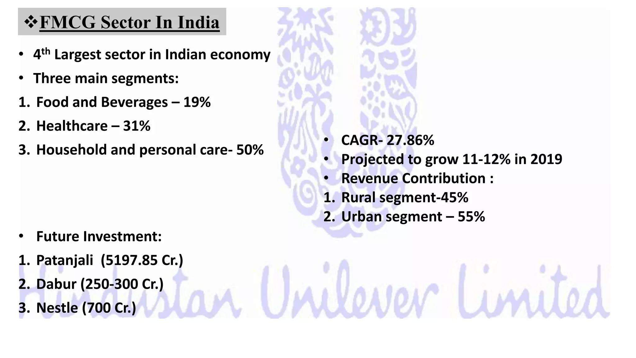 HUL sales hierarchy FMCG Organisation structure of Sales | PPTX
