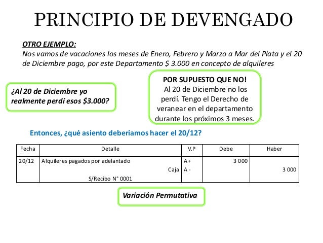 Principio de Devengado