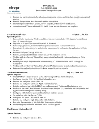 Deven patel e2 | DOC