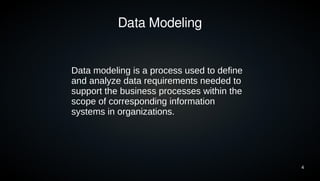 Data Modeling with Cascade Server and HighCharts JS | PPT