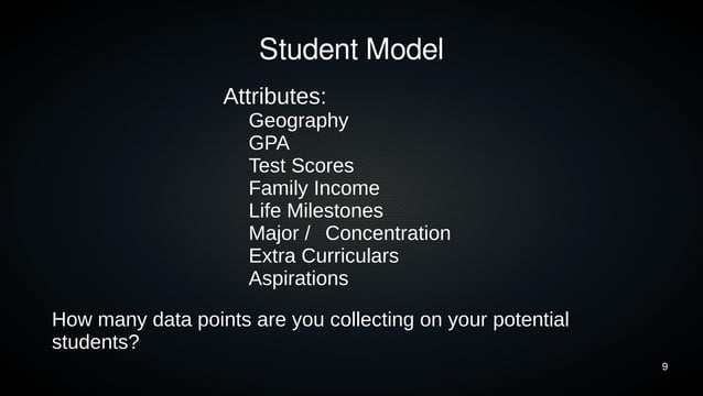 Data Modeling with Cascade Server and HighCharts JS | PPT