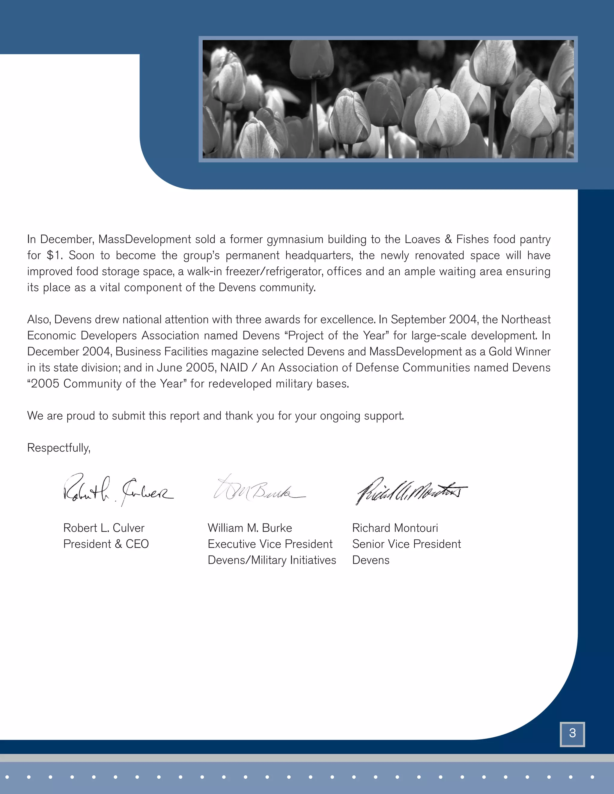 Devens Annual Report 2005 | PDF