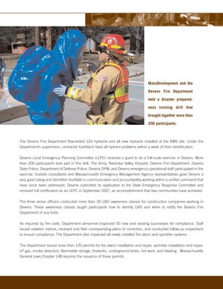 Devens Annual Report 2007 | PDF