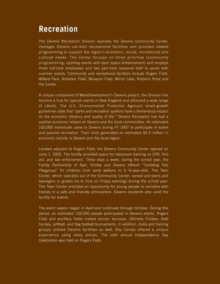 Devens Annual Report 2007 | PDF