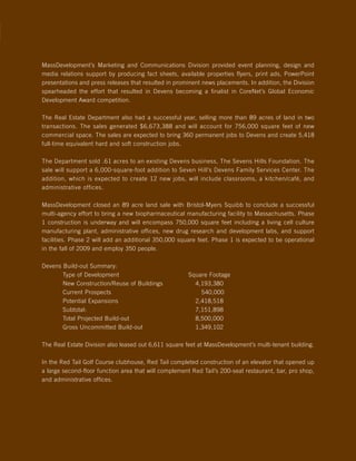 Devens Annual Report 2007 | PDF