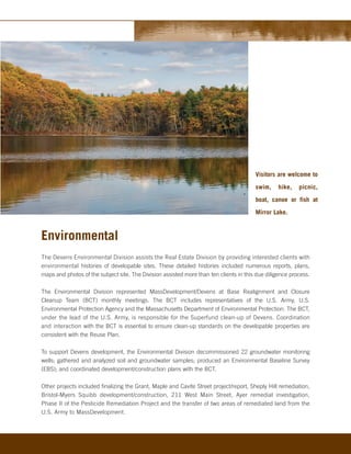 Devens Annual Report 2007 | PDF