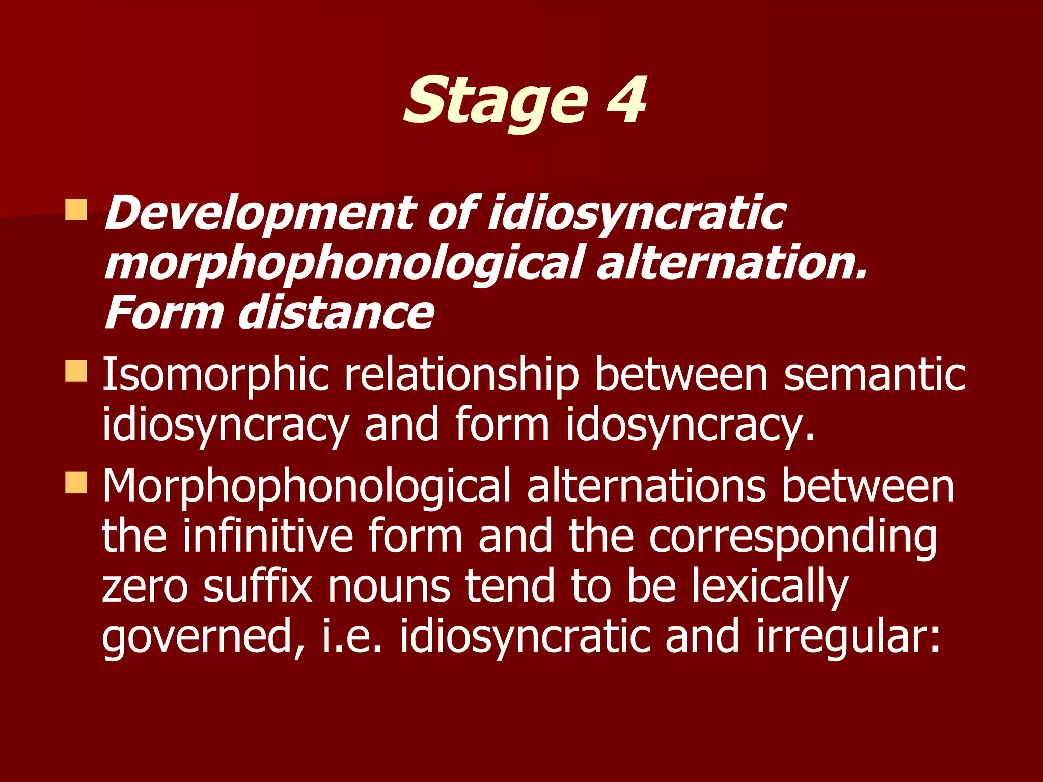 Deverbal nouns and historical development | PPT