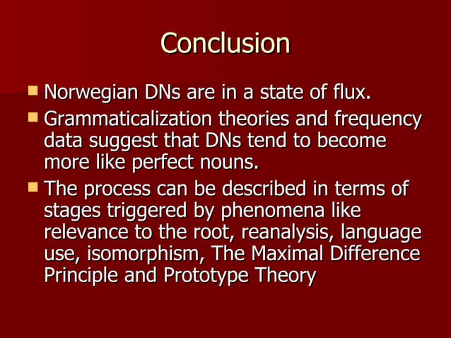 Deverbal nouns and historical development | PPT