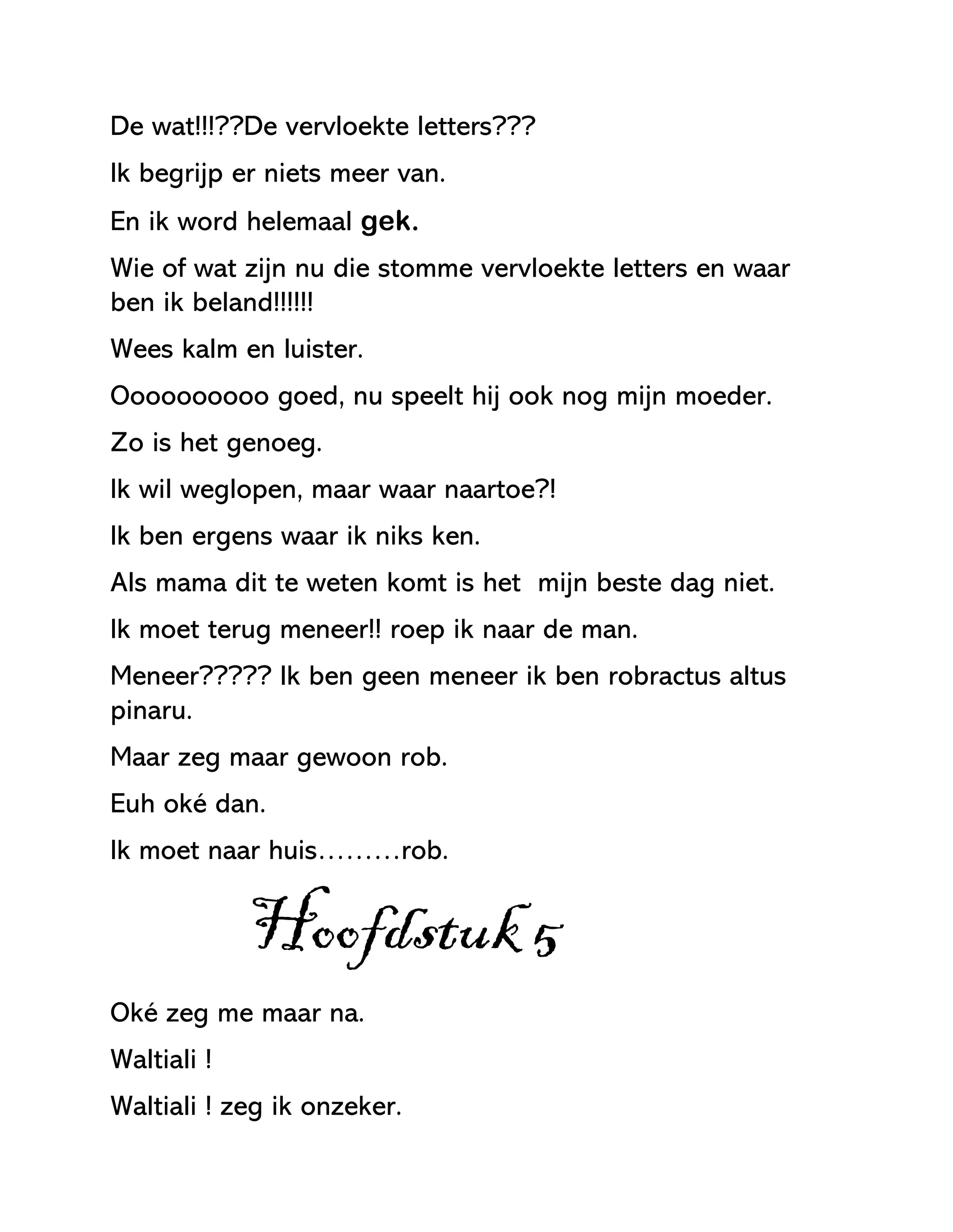 De vervloekte letters | PDF