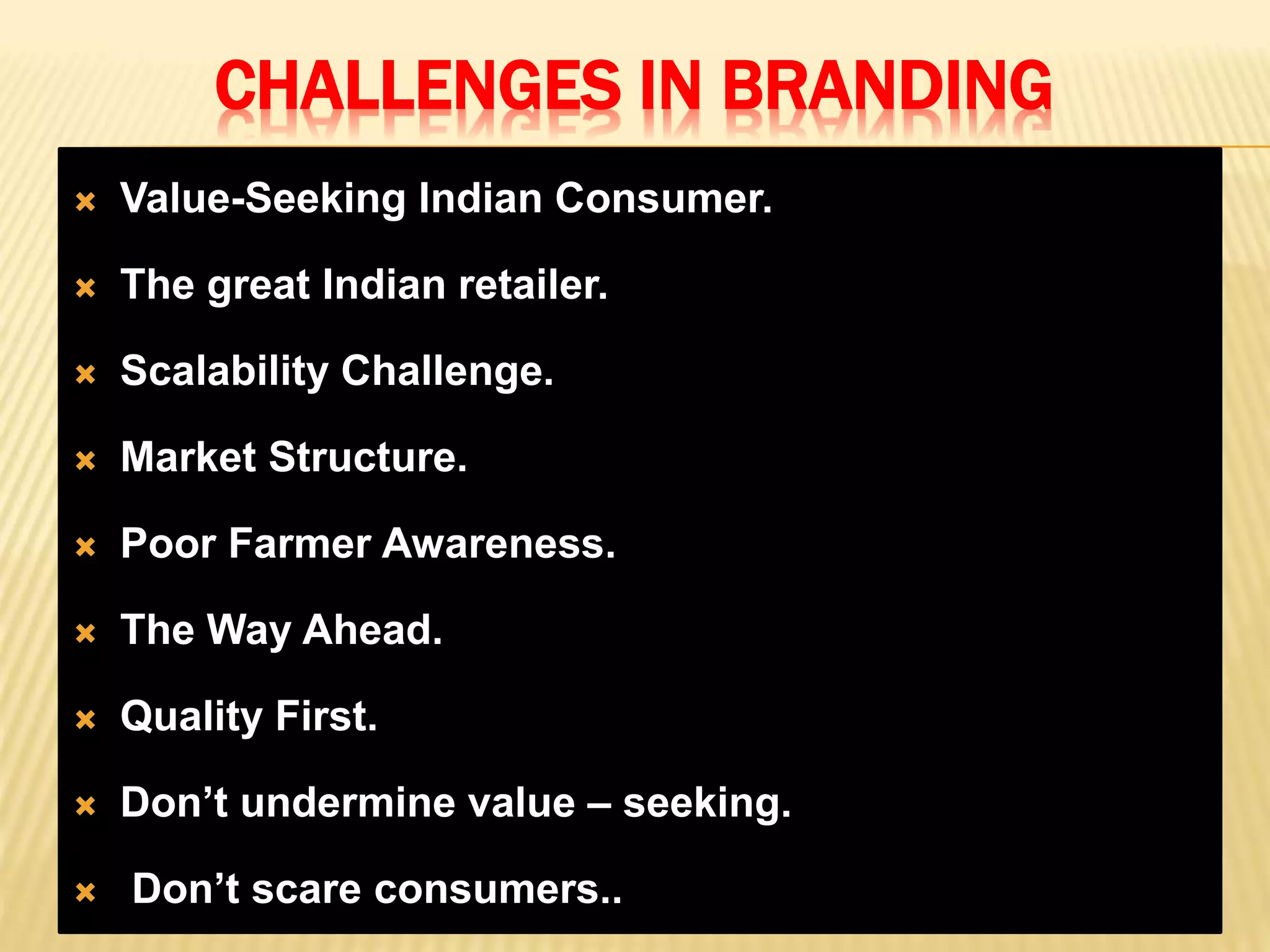 BRANDING OF BASMATI RICE | PPT