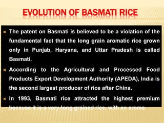 BRANDING OF BASMATI RICE | PPTX