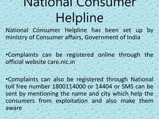 CONSUMER AWARENEES PROJRCT KV IIT KANPUR | PPTX