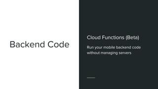 DevFest Forged in Firebase | PPT