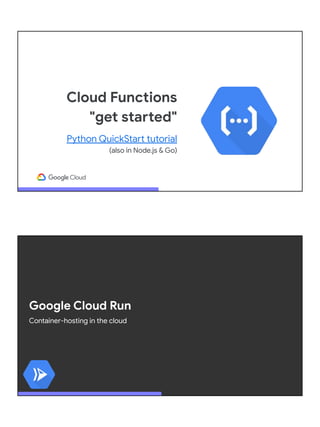 Serverless Computing with Google Cloud | PDF | Cloud Computing | Internet