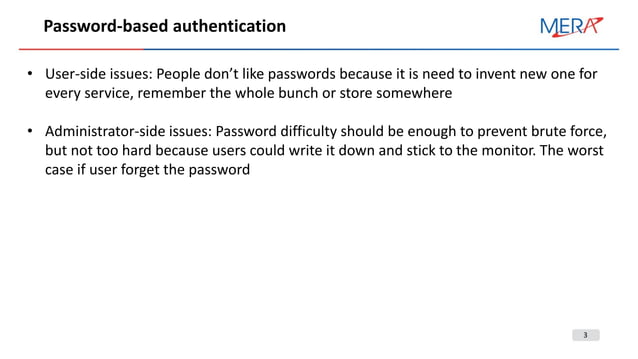 Flaws of password-based authentication | PPTX | Internet Safety | Parenting