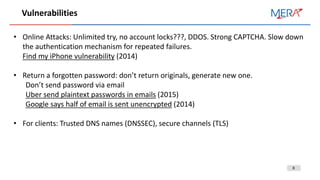 Flaws of password-based authentication | PPTX