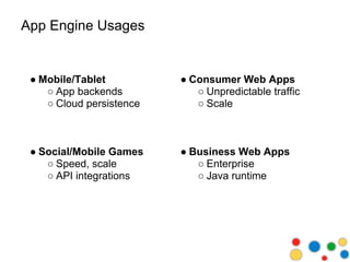 Google App Engine Overview and Update | PDF