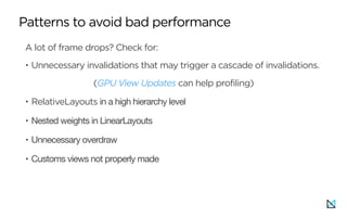 Profiling tools and Android Performance patterns | PPT