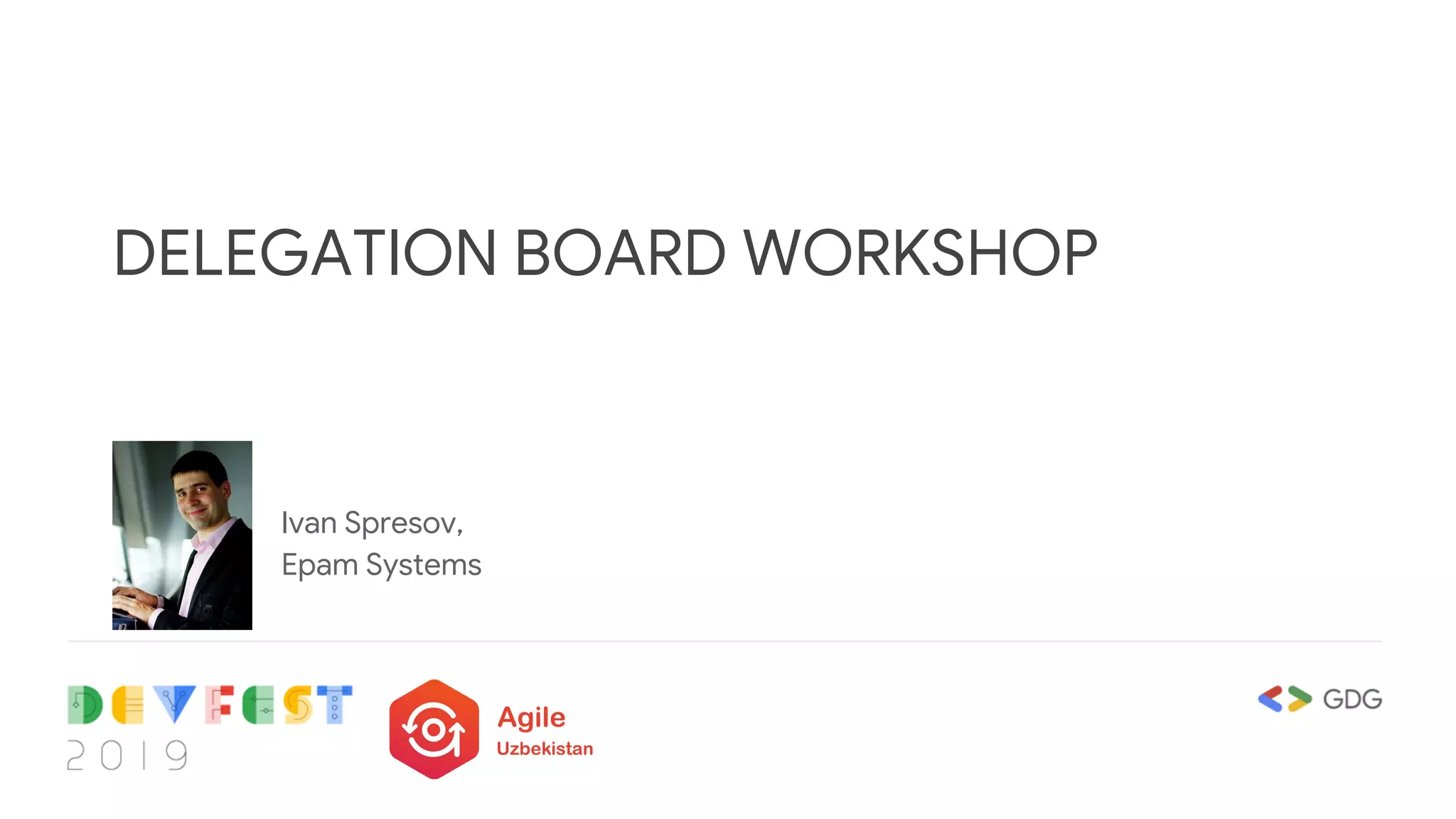 Delegation Board Workshop | PPT