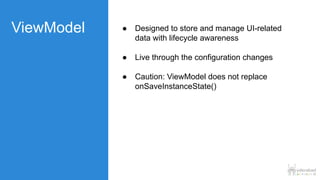 Android architecture components with cloud firestore | PPT