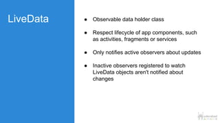 Android architecture components with cloud firestore | PPT