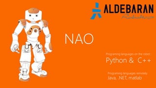 Dev fest Tunisia 2014: NAO robot and Google technologies | PPT