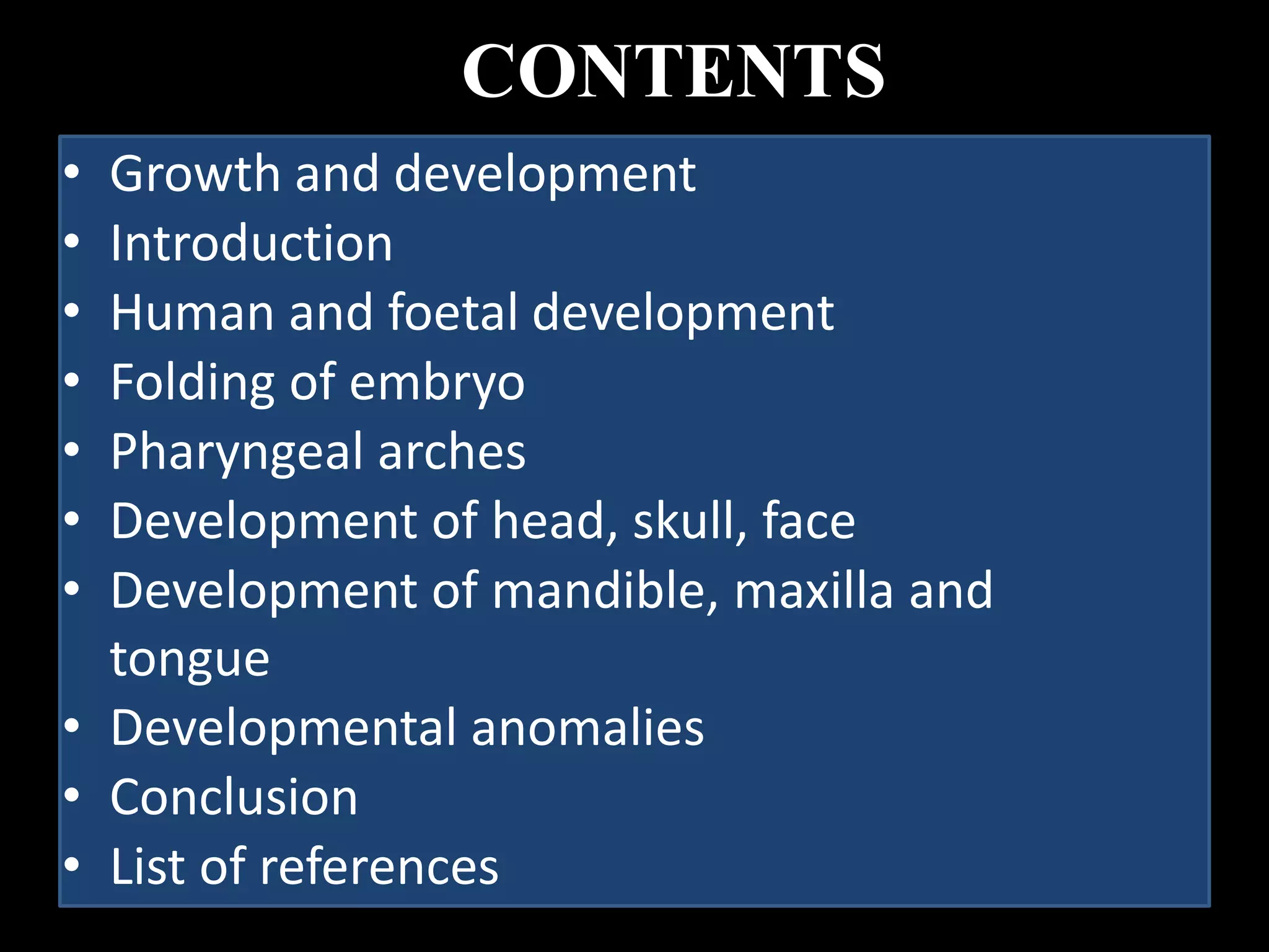 DEVELOPMENT OF FACE | PPTX