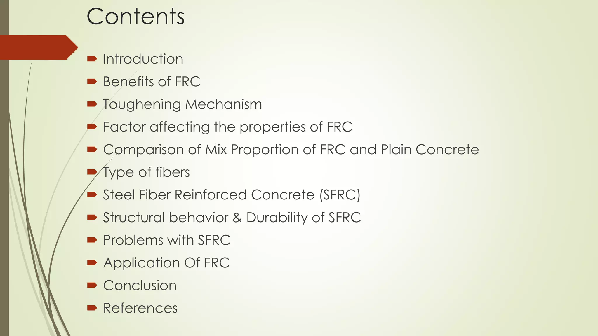 Fiber Reinforced Concrete (FRC) | PPT