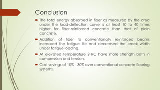 Fiber Reinforced Concrete (FRC) | PPTX
