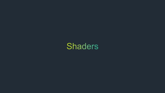 An Introduction to Writing Custom Unity Shaders! | PPT