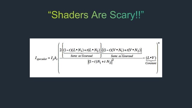 An Introduction to Writing Custom Unity Shaders! | PPT | Free Download