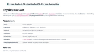 New Features in Physics of Unity 5.3+ | PDF