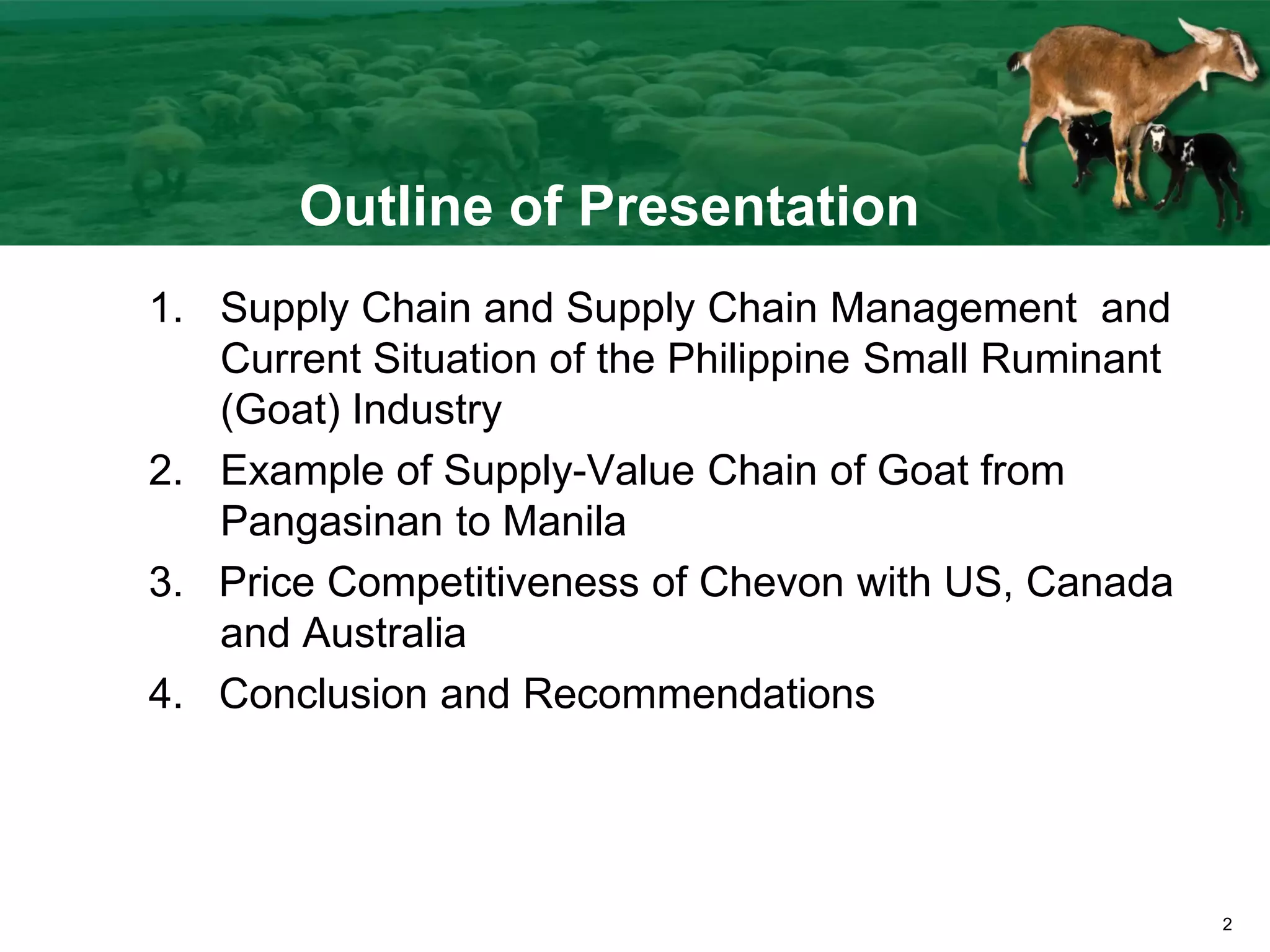 Current Situation and Development in the Small Ruminant (Goat) Industry ...