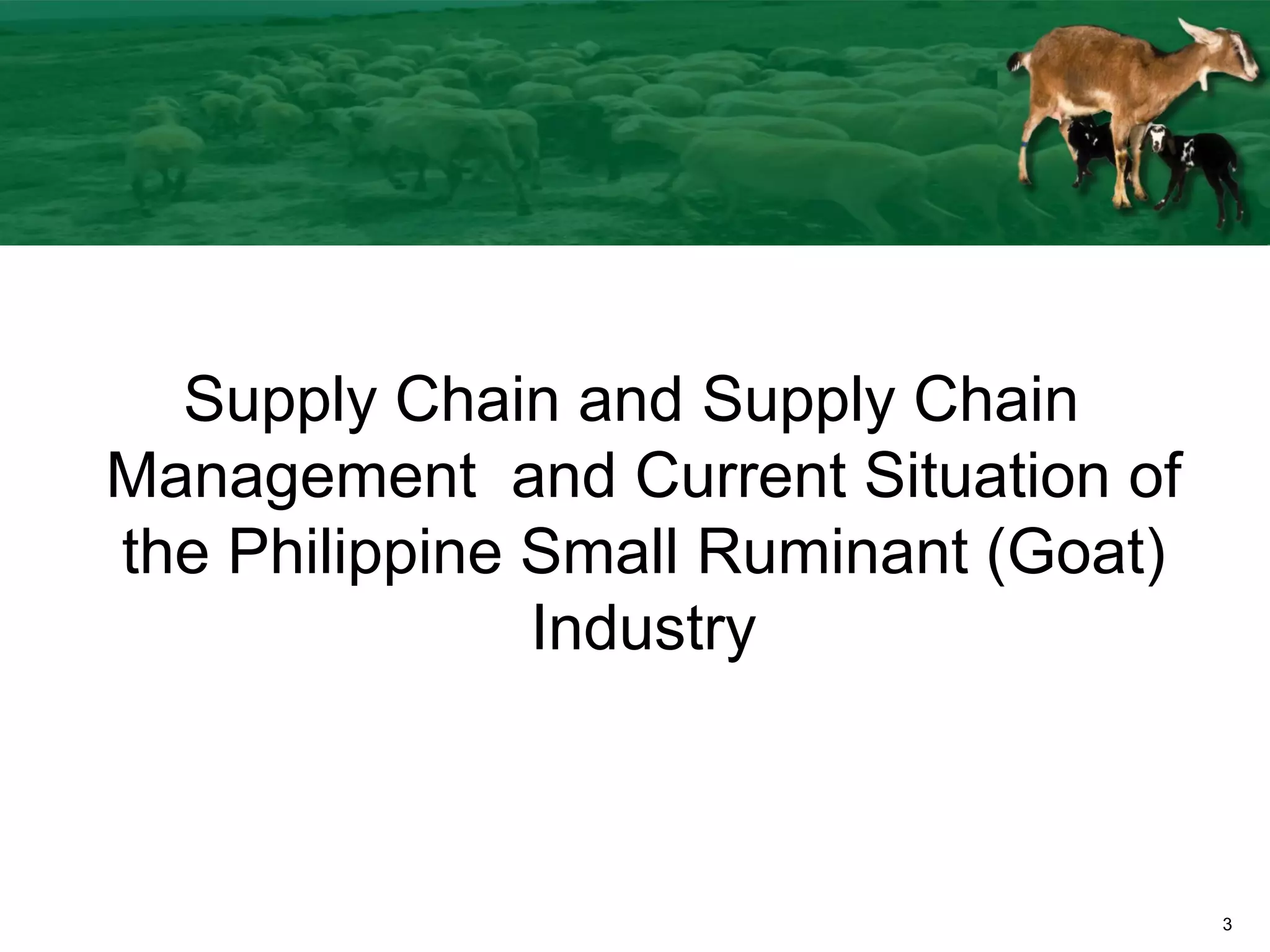 Current Situation and Development in the Small Ruminant (Goat) Industry ...