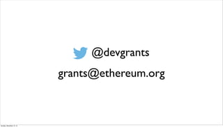 Devgrants presentation | PPT