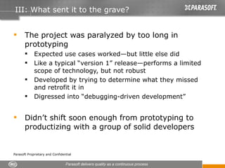 The Development Graveyard: How Software Projects Die | PPT