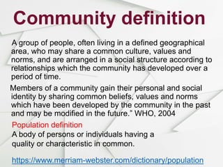 Dev hcr 439_community_assessment_ppt rev | PPTX