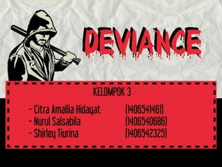 Deviance | PPTX