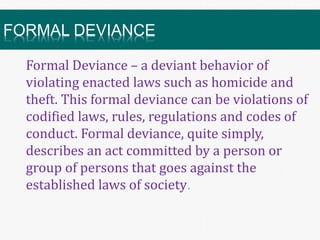 deviance.pptx | Substance Abuse | Diseases and Conditions