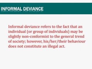 deviance.pptx | Substance Abuse | Diseases and Conditions