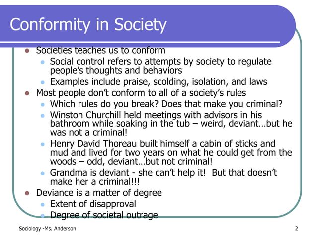 CAPE SOCIOLOGY UNIT 2 Deviance teachernotes | PPTX