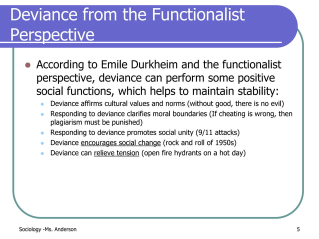 CAPE SOCIOLOGY UNIT 2 Deviance teachernotes | PPTX