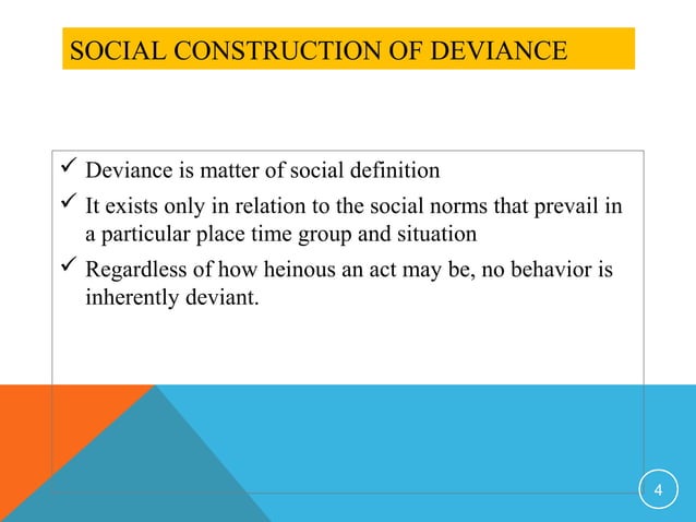 Deviance And Crime Social Construction Labeling Power And Function