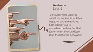 Deviance and its types.pdf | Crime & Harmful Acts to Individuals ...