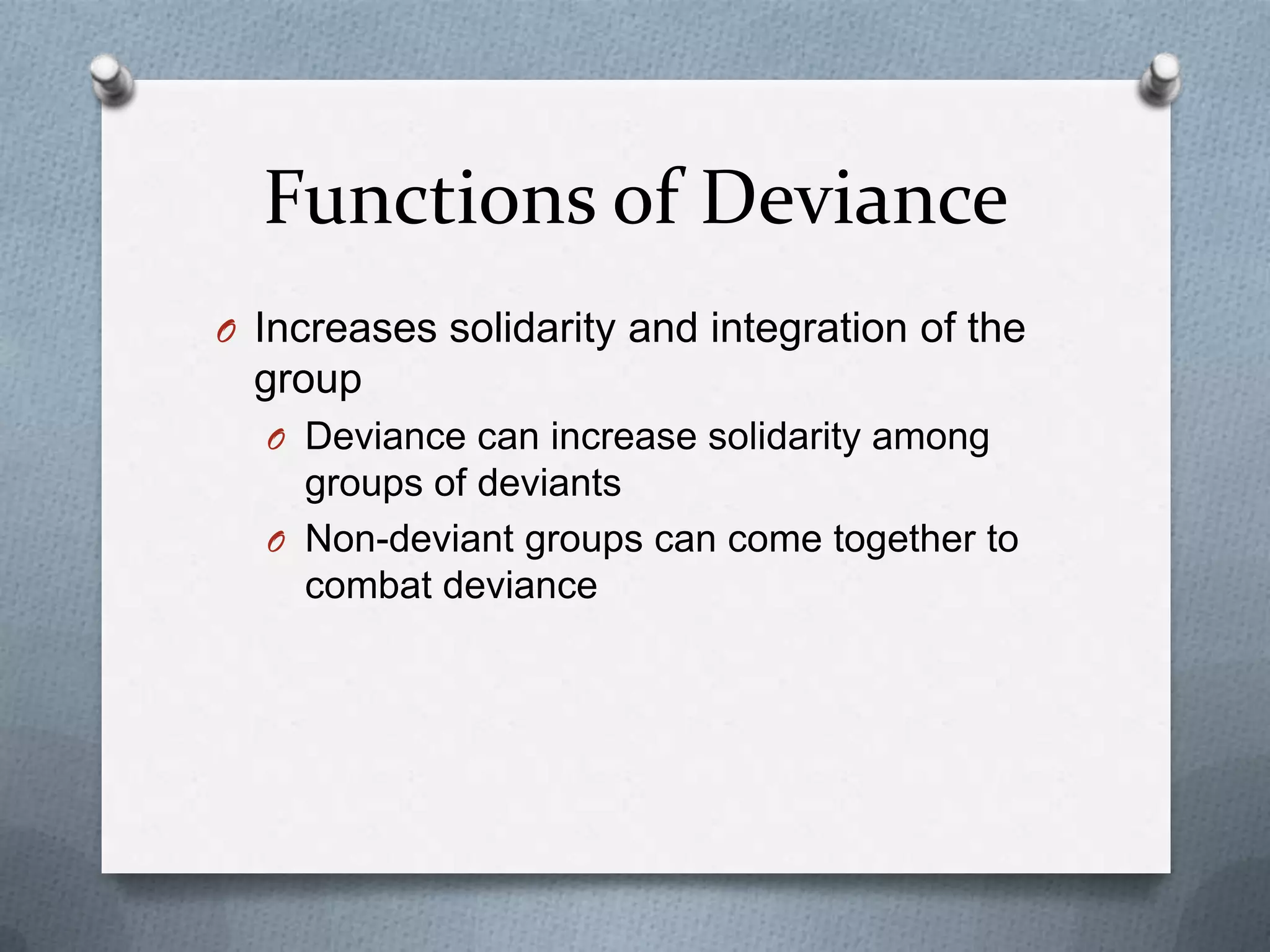 Deviance and social control | PPTX