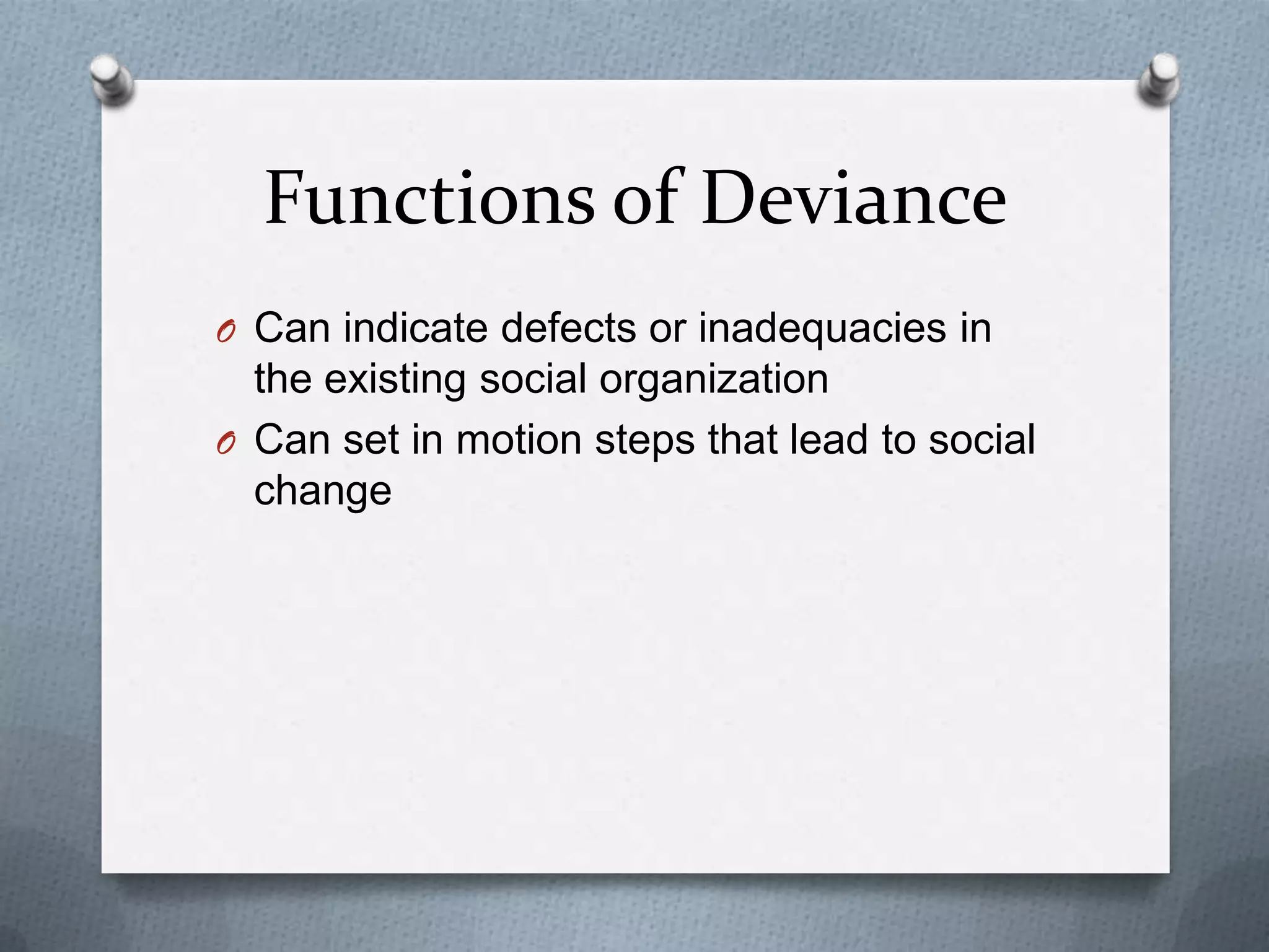 Deviance and social control | PPTX