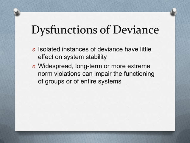 Deviance and social control | PPTX | Science